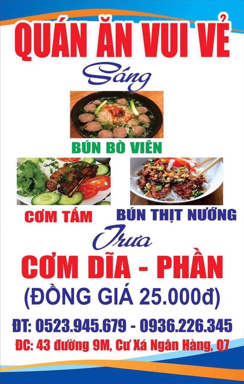 Bún - Hủ Tíu - Mì Bò Viên - Gân - Tái - Đường Số 9m | Khuyến mãi, ưu ...